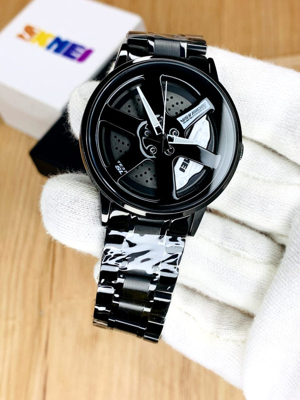 SKMEI 1787 - Rotating Wheel Rim Watch For Men's – Zuhaib Watches