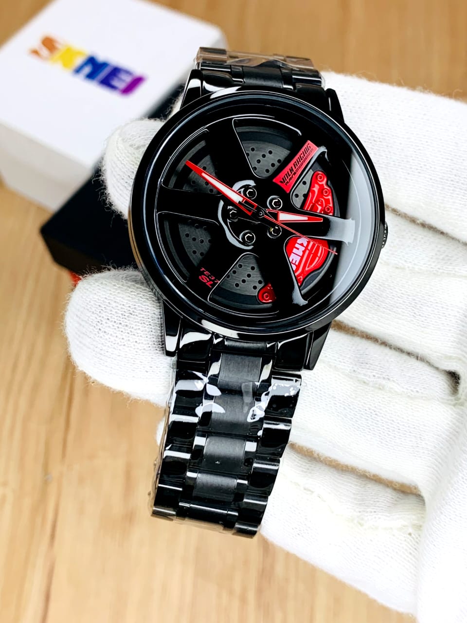 SKMEI 1787 - Rotating Wheel Rim Watch For Men's – Zuhaib Watches